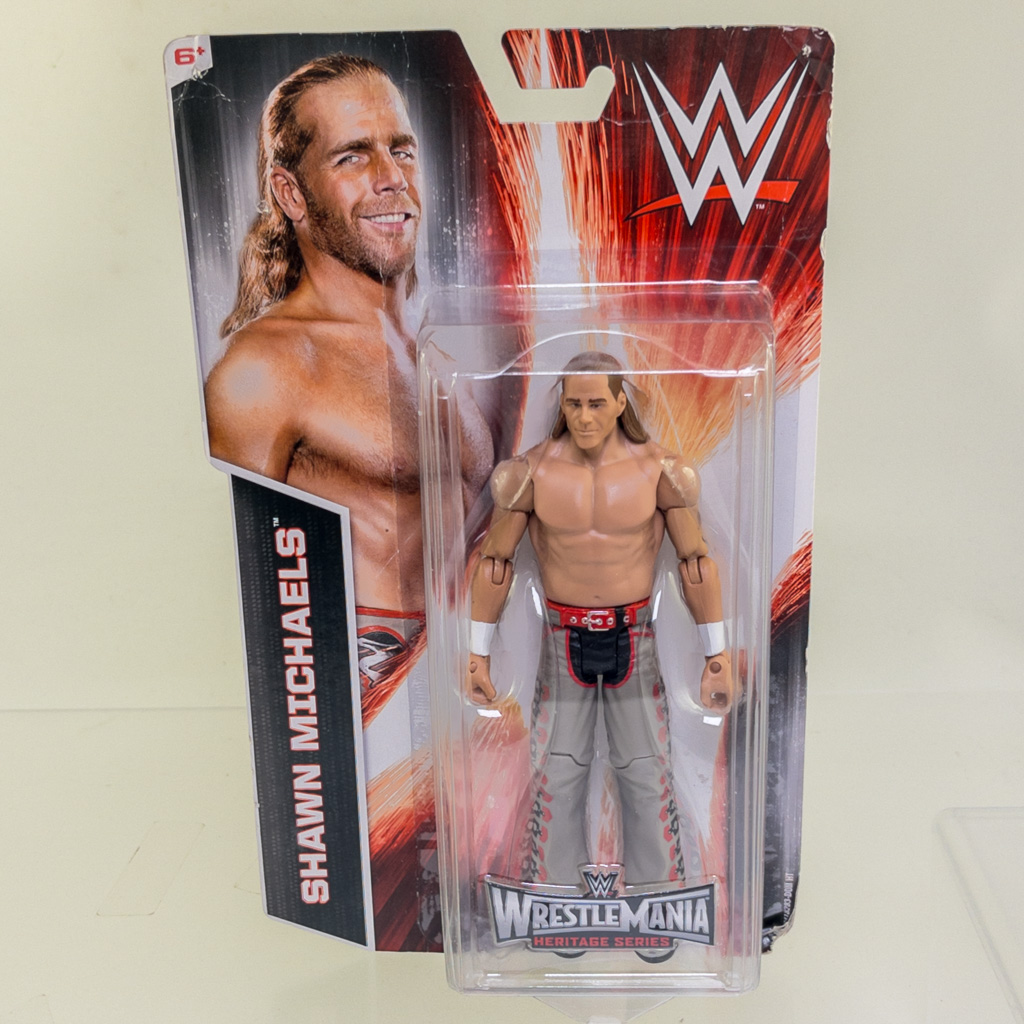 Mattel - WWE Action Figure - WrestleMania Heritage Series - SHAWN MICHAELS *NON-MINT ...