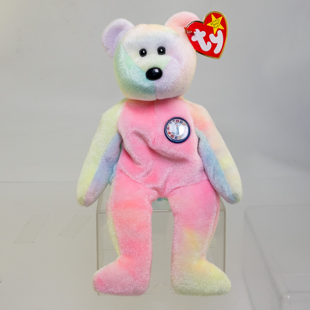 TY Beanie Baby - BB BIRTHDAY Bear (8.5 inch) *MWNMT*: BBToyStore.com ...