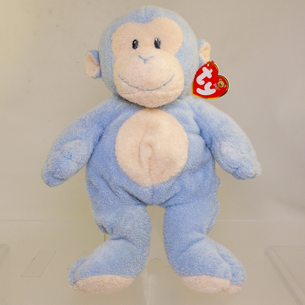 Baby TY - BABY DANGLES BLUE the Monkey *NON-MINT*: BBToyStore.com - Toys, Plush, Trading Cards ...