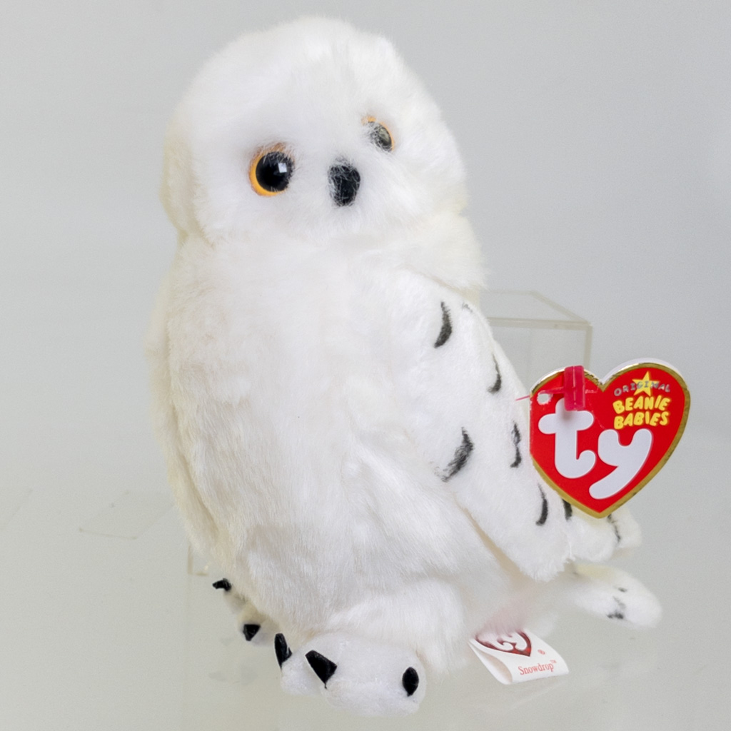 TY Beanie Baby - SNOWDROP the Snowy Owl (Internet Exclusive) (5.5 inch ...