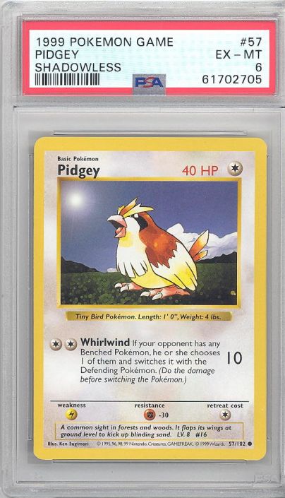Pokemon Pidgey Card