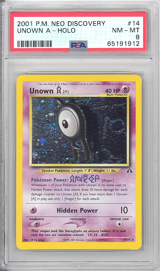 Unknown Pokemon Card