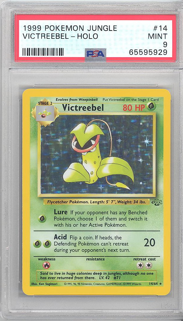 Pokemon Victreebel Card