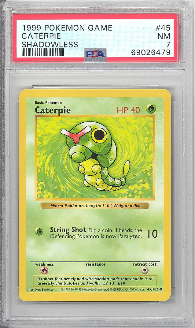Caterpie Pokemon Card