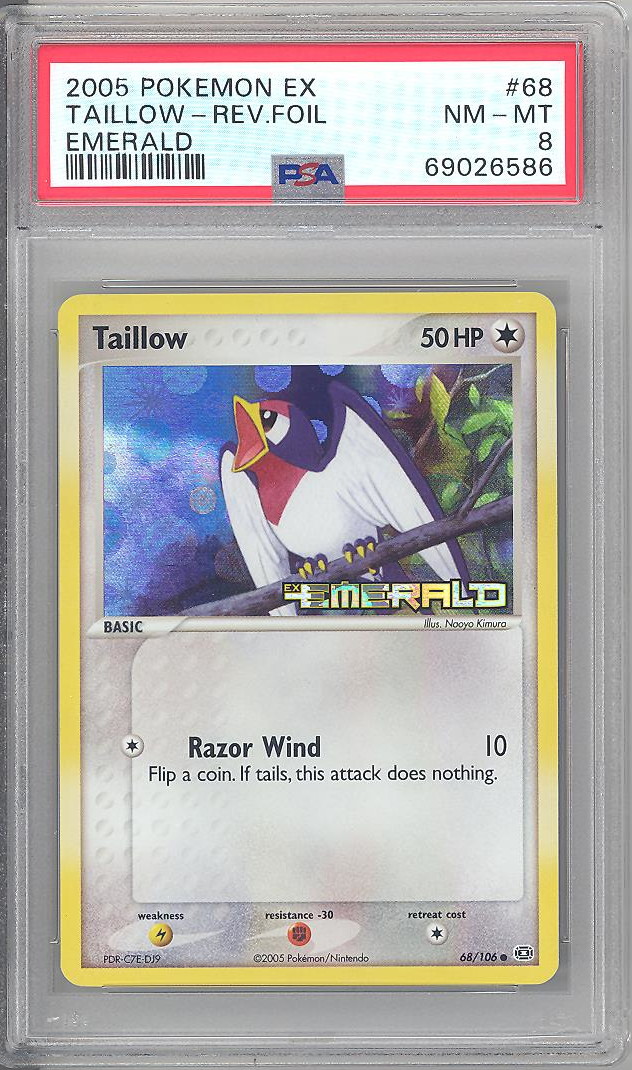 Pokemon Taillow Card