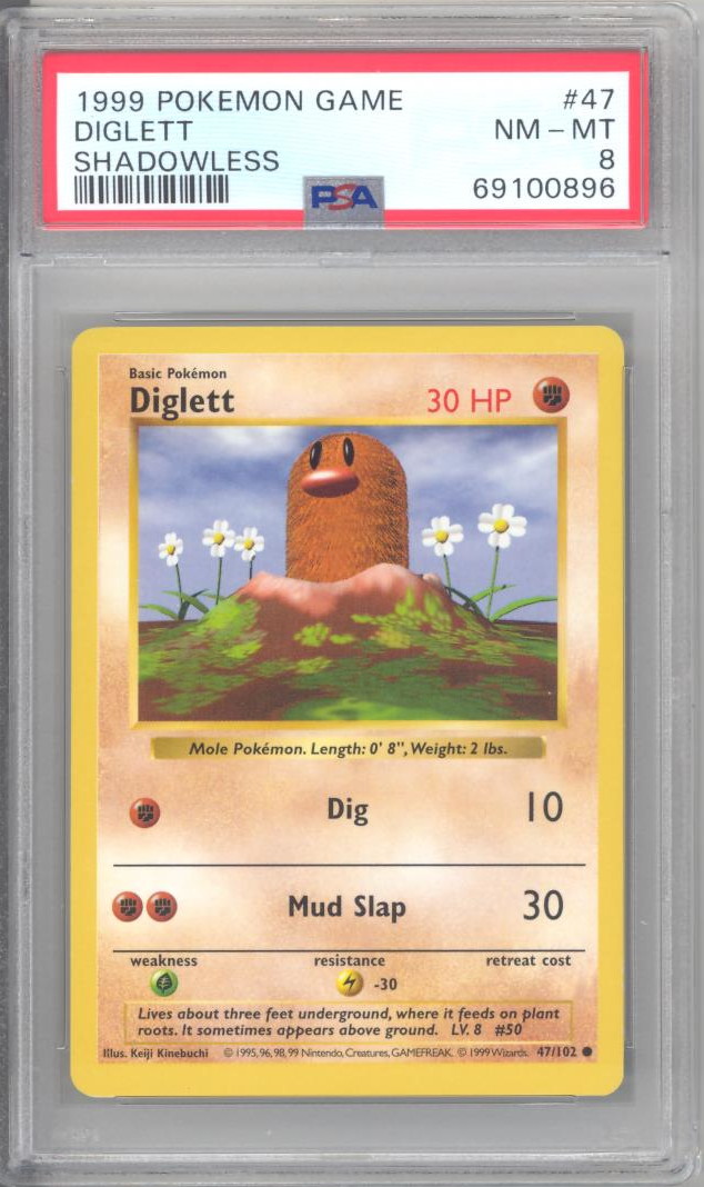 Diglett Pokemon Card