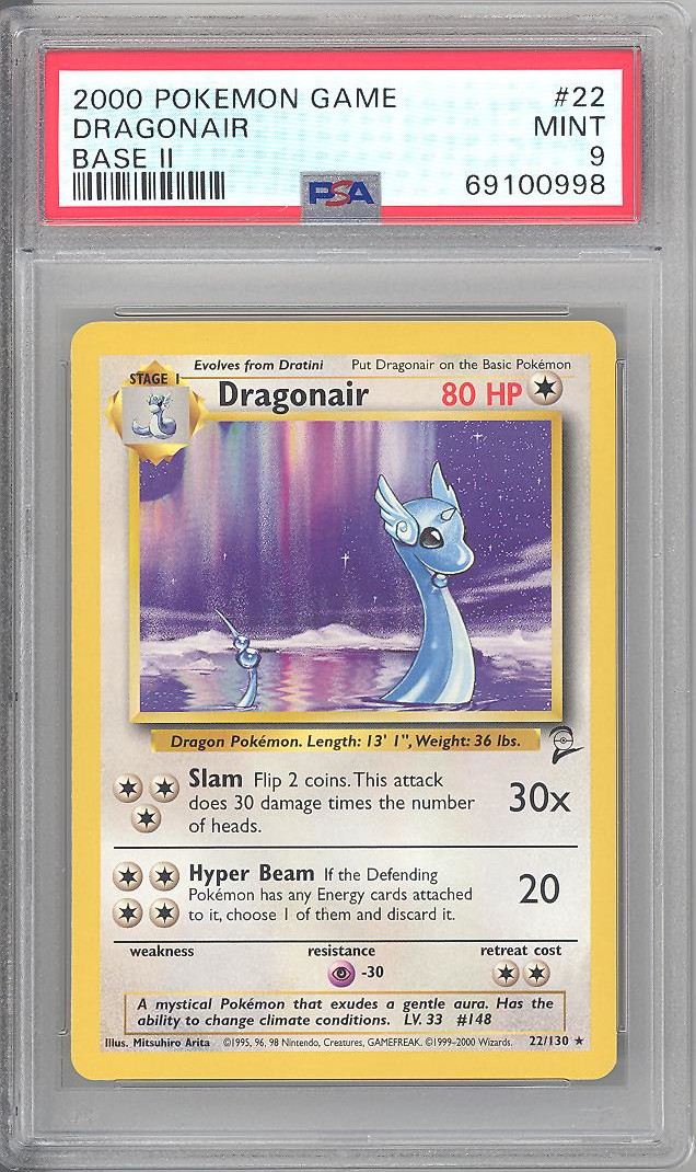 Pokemon Dragonair Card