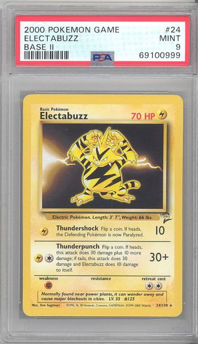 Pokemon Electabuzz Card