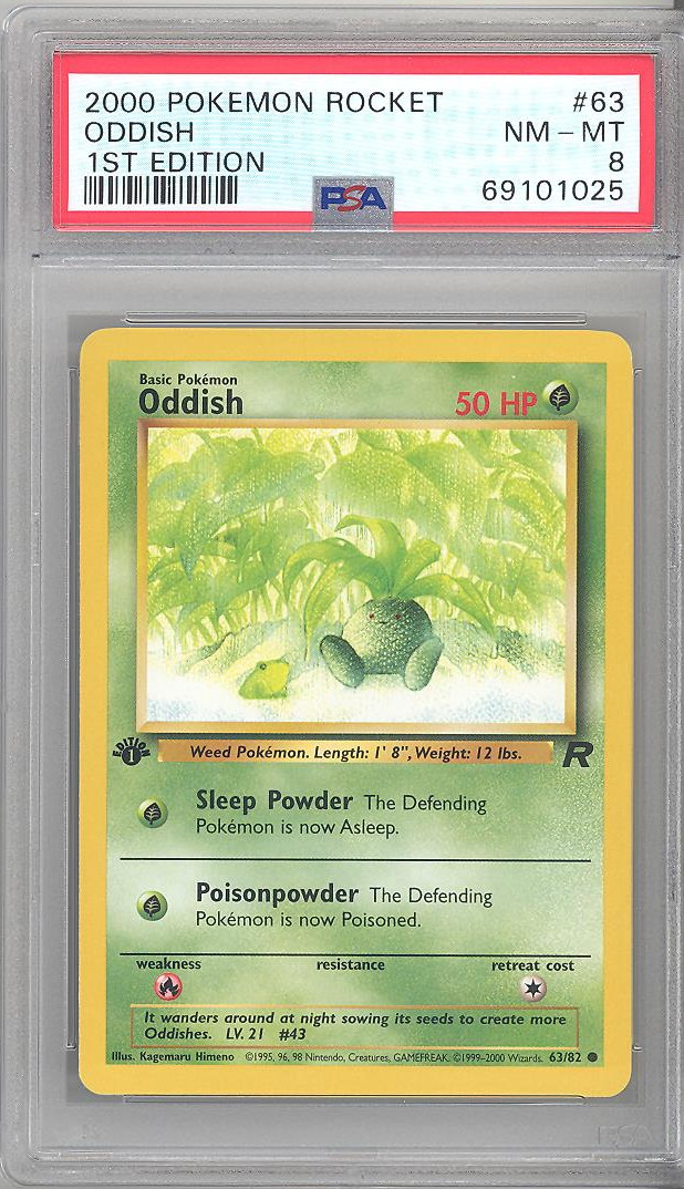 Oddish Pokemon Card
