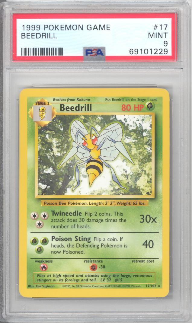 Beedrill Pokemon Card
