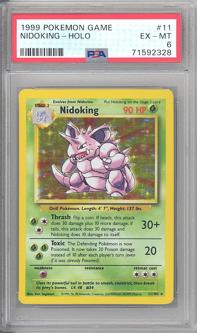 Nidoking Card Ex