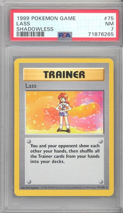 Pokemon Trainer Card Base