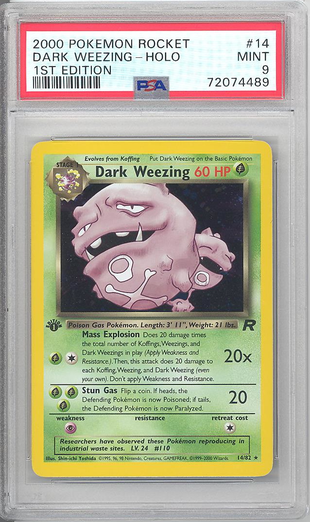 Pokemon Weezing Card