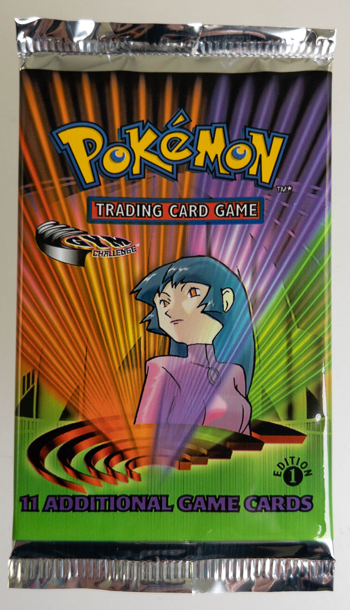 Pokemon -GYM CHALLENGE Booster Pack - Sabrina [1st Edition] *EMPTY ...