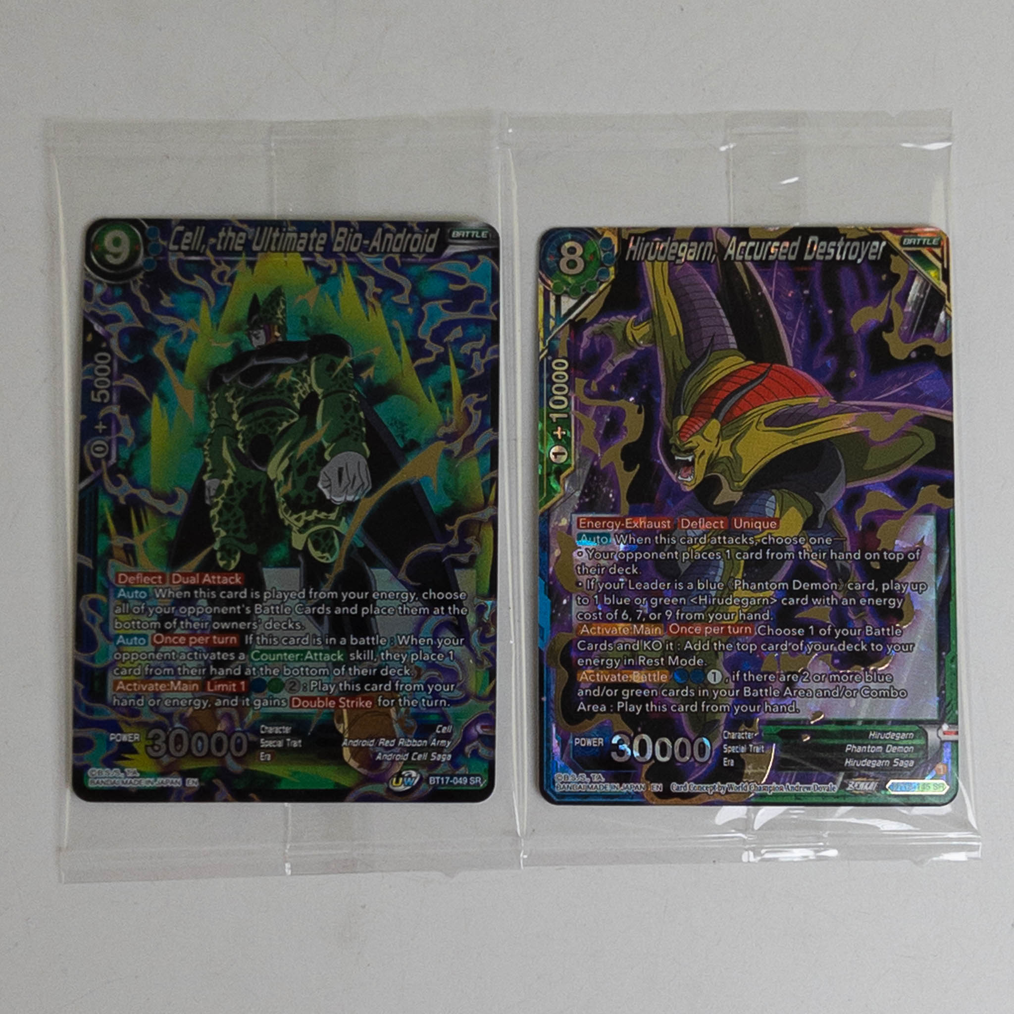 Bandai Dragon Ball Super Trading Cards - Lot of 2 Box Topper Promo ...