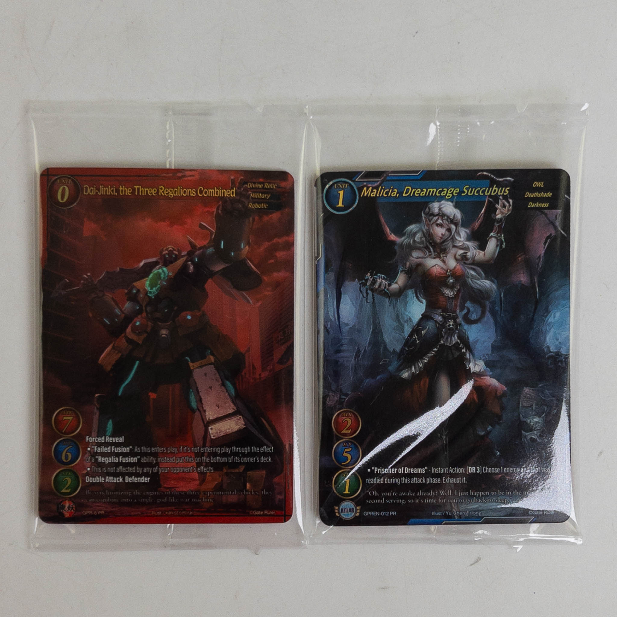 Gate Ruler Trading Cards - Lot of 2 Box Topper Promo Cards: BBToyStore ...