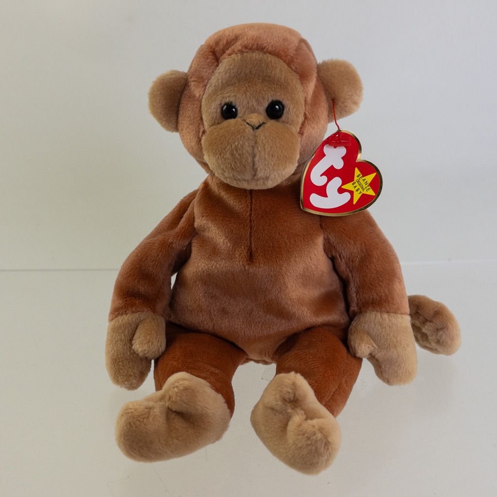 TY Beanie Baby - BONGO the Monkey (w/ Mystic tush tag - ODDITY ...