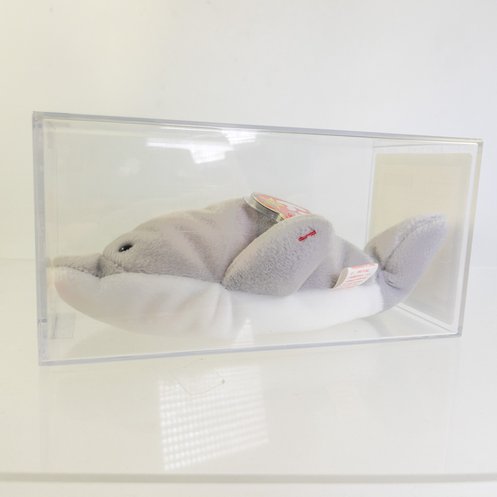 Authenticated TY Beanie Baby - FLASH the Dolphin (4th Gen Hang Tag ...
