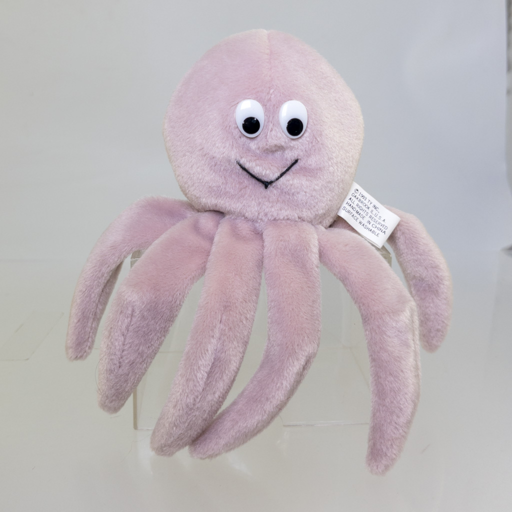 TY Beanie Baby - INKY the Octopus (Tan Version - With Mouth) (No Hang ...