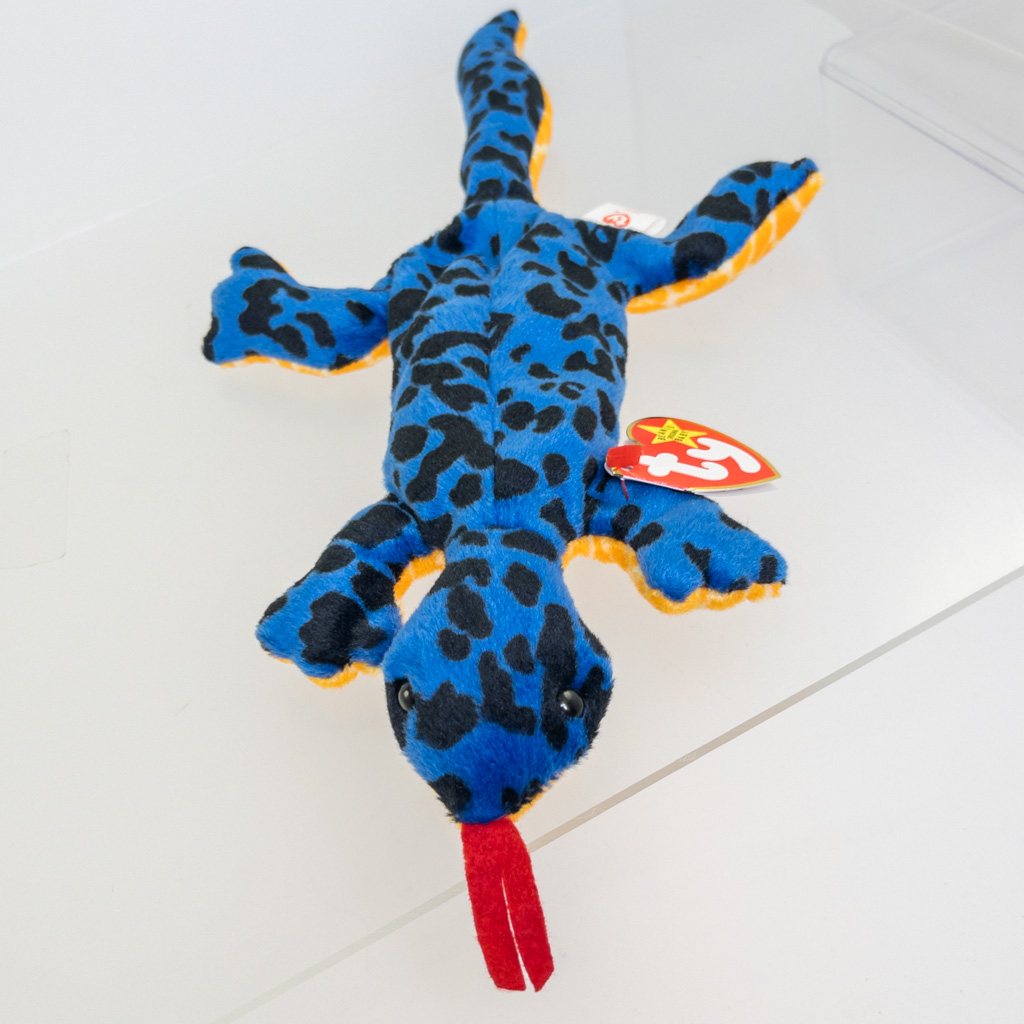 TY Beanie Baby - LIZZY the Lizard (w/ Spot the Dog tush tag - ODDITY ...