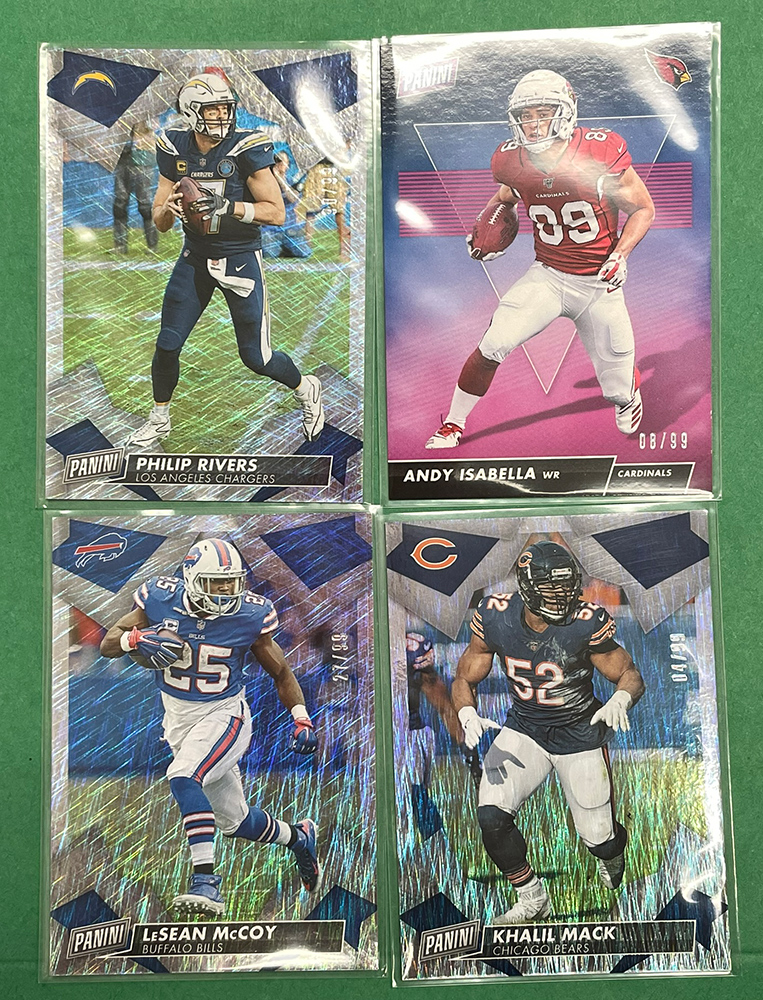 2019 Panini Day - LOT OF 8 Serial Numbered NFL CARDS (Rivers, Mack ...