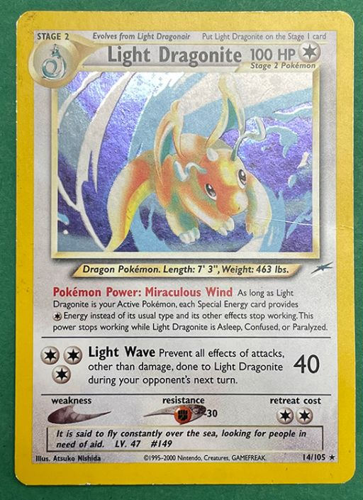 Dragonite Pokemon Card Dragon Type