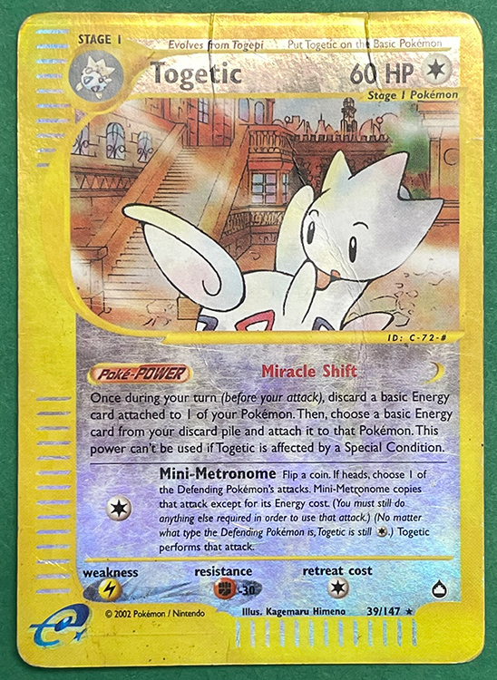 Pokemon Togetic Card