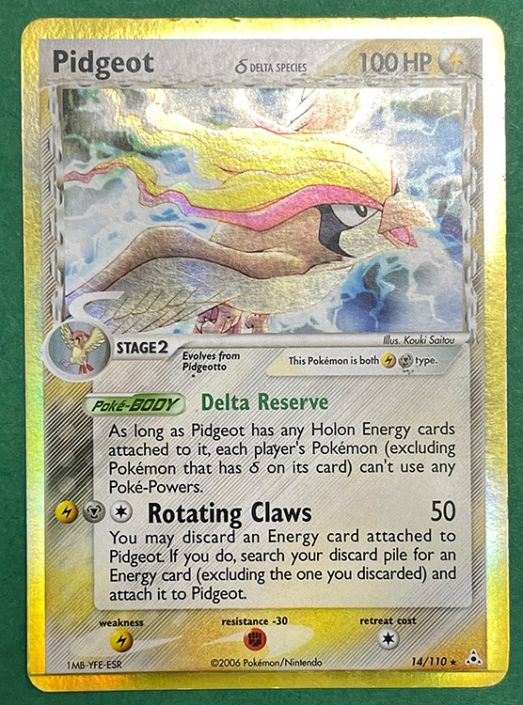 Pidgeot Card Holo