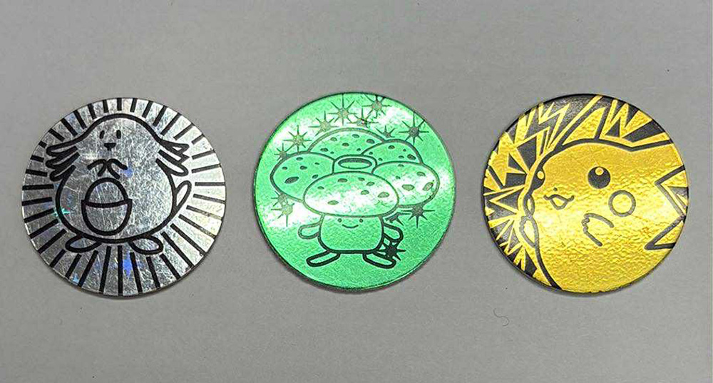 Lot of 3 Vintage WOTC 1999/2000 Pokemon Coins - CHANSEY, PIKACHU ...