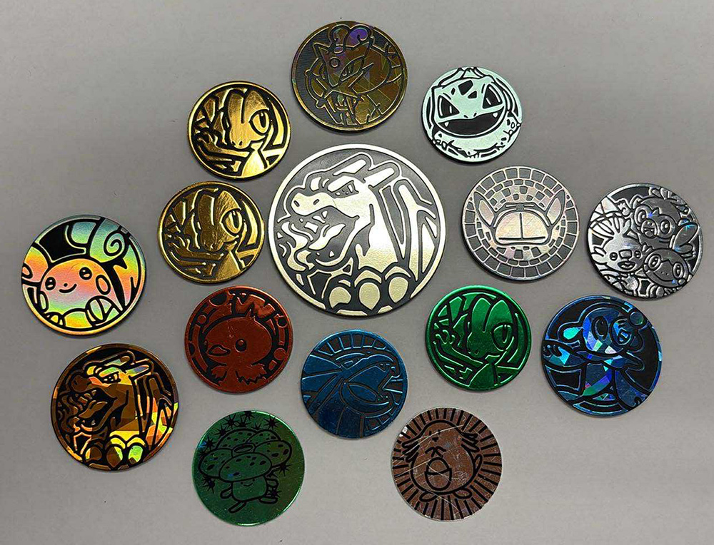 Lot of 15 Pokemon Coins - CHARIZARD, BULBASAUR, CHANSEY, RAICHU ...