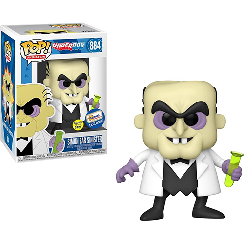 Funko POP! Animation UnderDog Vinyl Figure - SIMON BAR SINISTER [Glow ...
