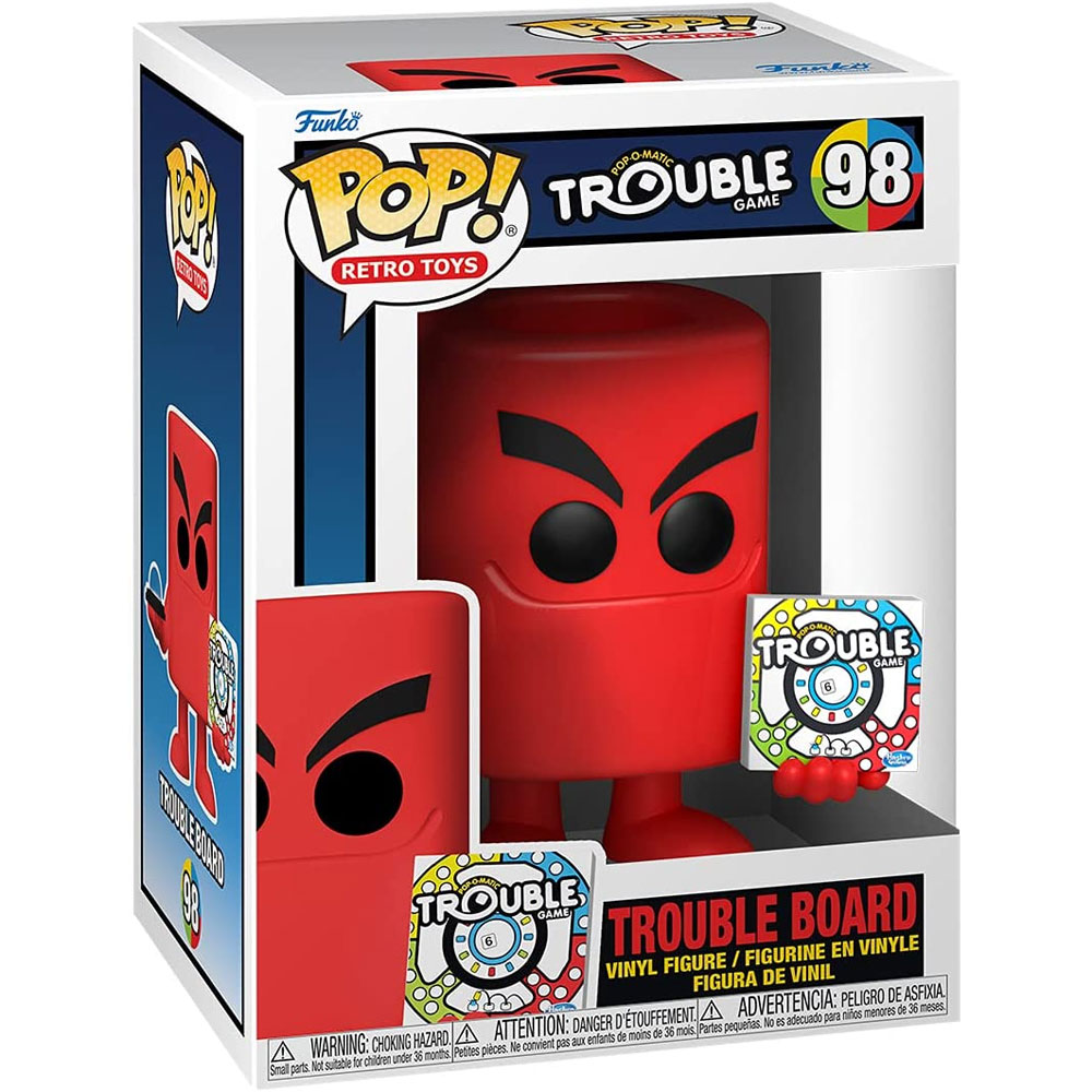 Funko POP! Retro Toys Trouble Game Vinyl Figure - TROUBLE BOARD #98 ...
