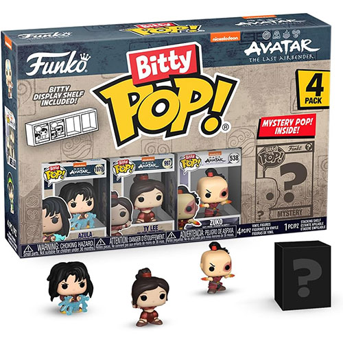 Funko Bitty POP! 4-Pack - Avatar The Last Airbender - AZULA, TY LEE ...