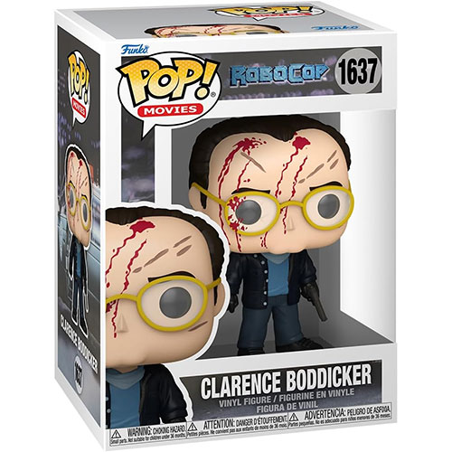 Funko POP! Movies Robocop Vinyl Figure - CLARENCE BODDICKER #1637 ...