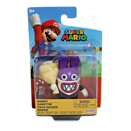 Jakks Pacific Toys - Super Mario Nintendo Figure - NABBIT (2.5 inch ...