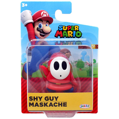 Jakks Pacific Toys - Super Mario Nintendo Figure - SHY GUY (2 inch ...