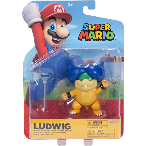 Jakks Pacific Toys - Super Mario Figure Pack - LUDWIG with Magic Wand ...