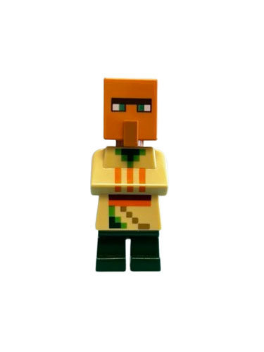 LEGO Minifigure - Minecraft - FARMER (Villager - Desert Biome Outfit ...