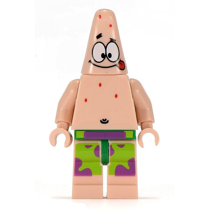 LEGO Minifigure - Spongebob Squarepants - PATRICK STAR (Tongue Out ...