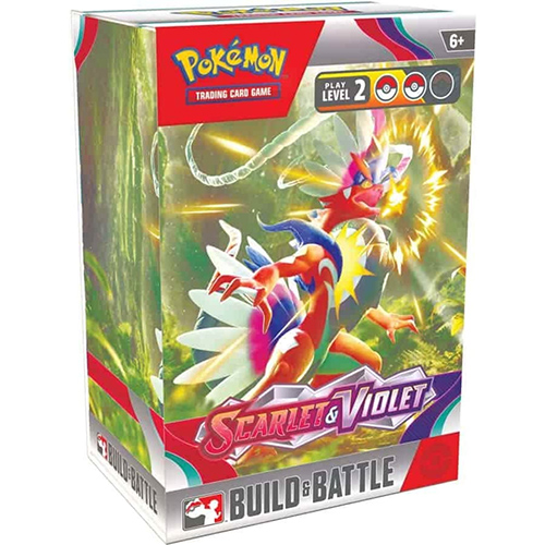 Pokemon Cards - Scarlet & Violet Build & Battle BOX (4 Boosters, 40 ...