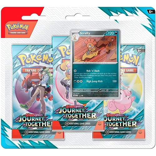 Pokemon Cards - Scarlet & Violet: Journey Together - SCRAFTY BLISTER ...