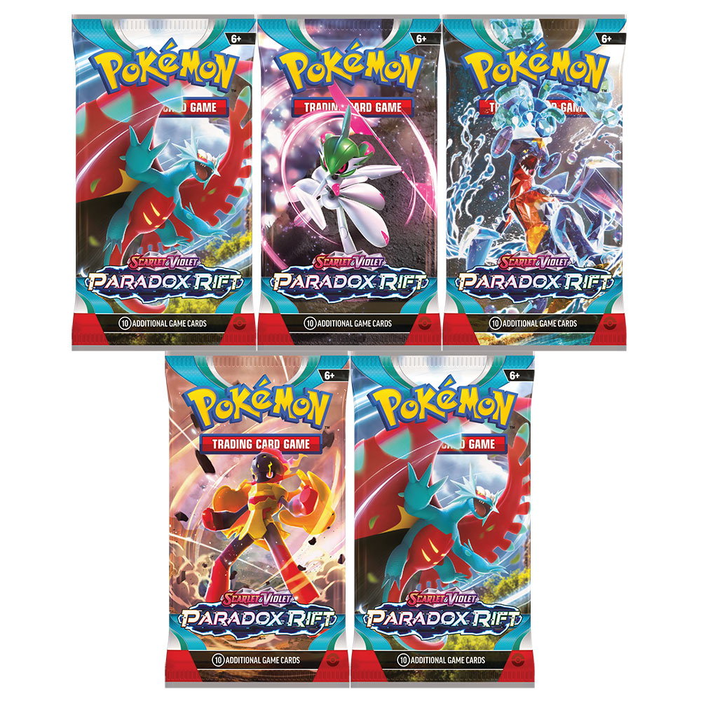 Pokemon Cards - S&V: Paradox Rift - BOOSTER PACKS (5 Pack Lot ...