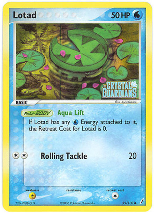 Pokemon Lotad Card