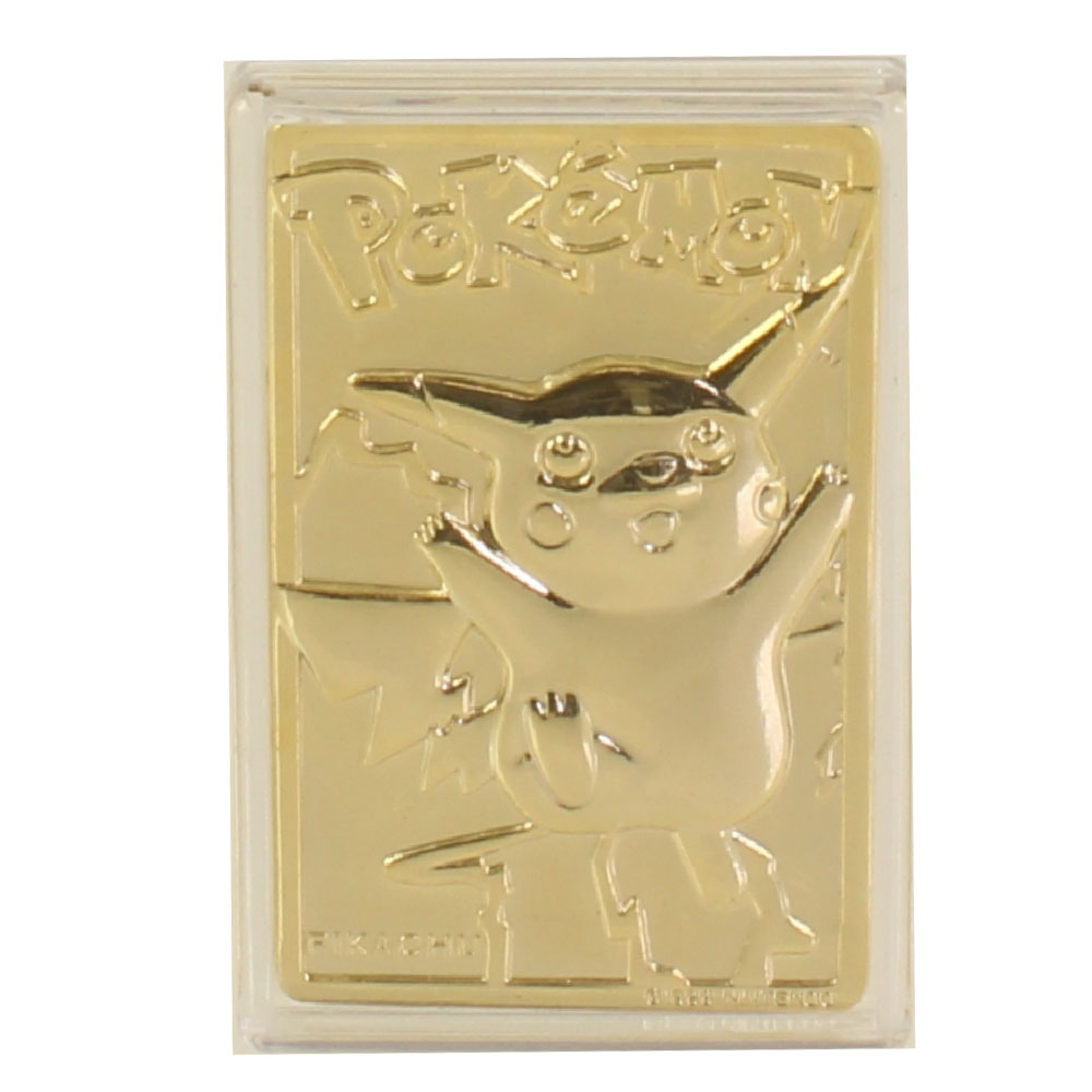Pokemon Toys - Burger King Gold-Plated Trading Card - PIKACHU #025 ...