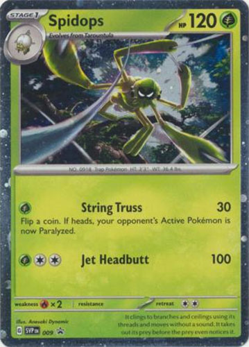 Pokemon Card - Scarlet & Violet Promo SVP009 - SPIDOPS (holo-foil ...