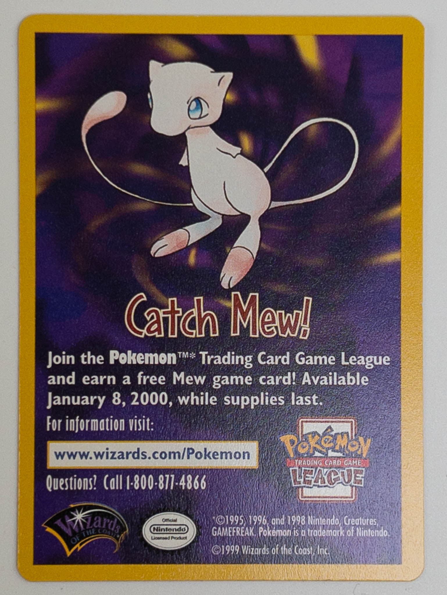 Pokemon Mew Card