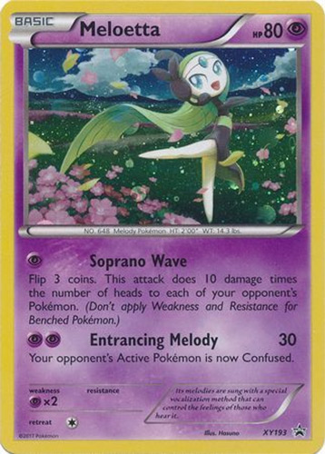 Pokemon Meloetta Card