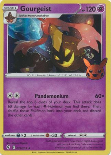Pokemon Card - Trick or Trade BOOster Promo 077/203 - GOURGEIST (holo-foil): BBToyStore.com ...