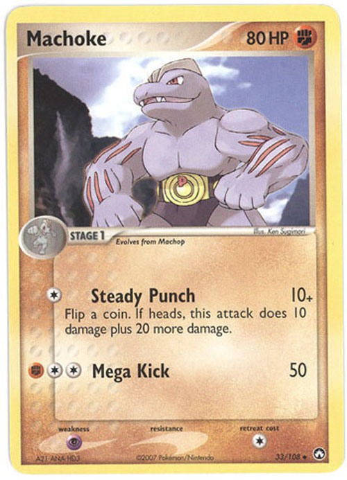 Machoke Card Machoke Pokemon | TrollAndToad