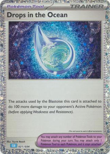 Pokemon Card - Classic Collection [CLB] 021/034 - DROPS IN THE OCEAN ...